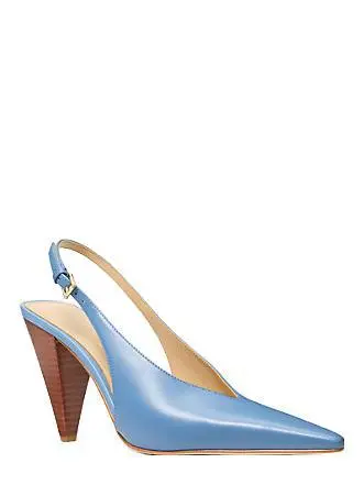 Michael Kors Electra Leather Slingback Pumps - Blue