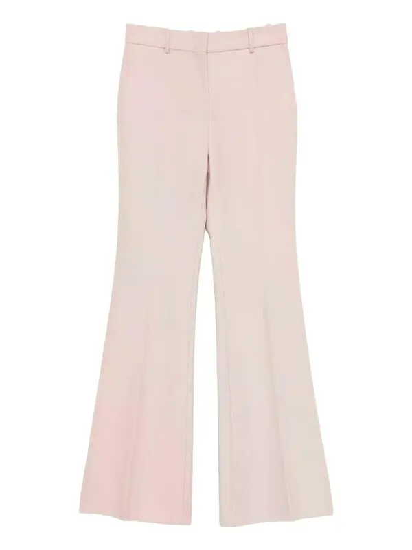 Ermanno Scervino Flared Wool Trousers - Pink