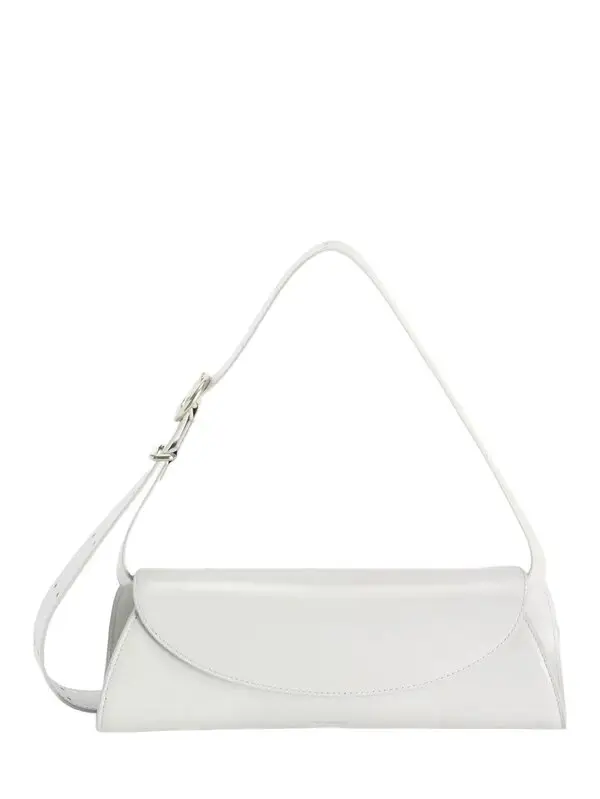 JIL SANDER Small Cannolo Shoulder Bag - Grey