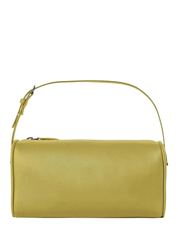 THE ROW 90's Leather Top Handle Bag - Yellow