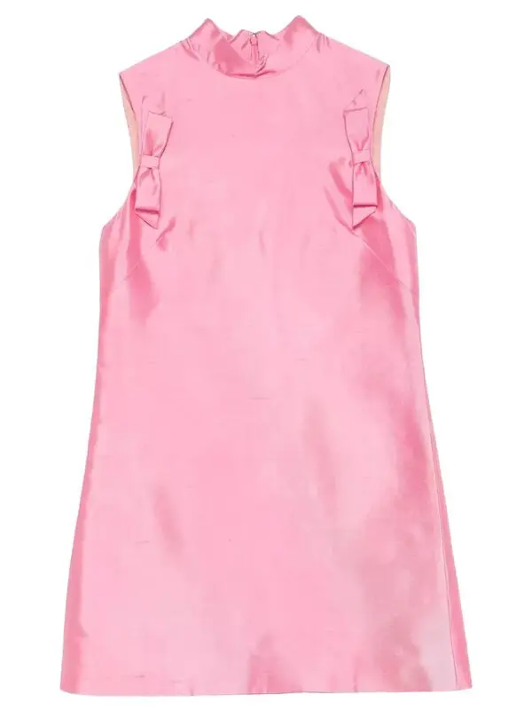 Valentino Garavani Bow-detail Mini Dress - Pink