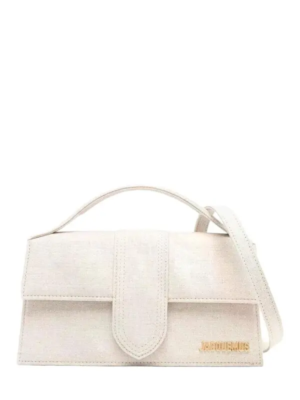 Jacquemus The Big Bambino Flap-top Tote - Neutrals