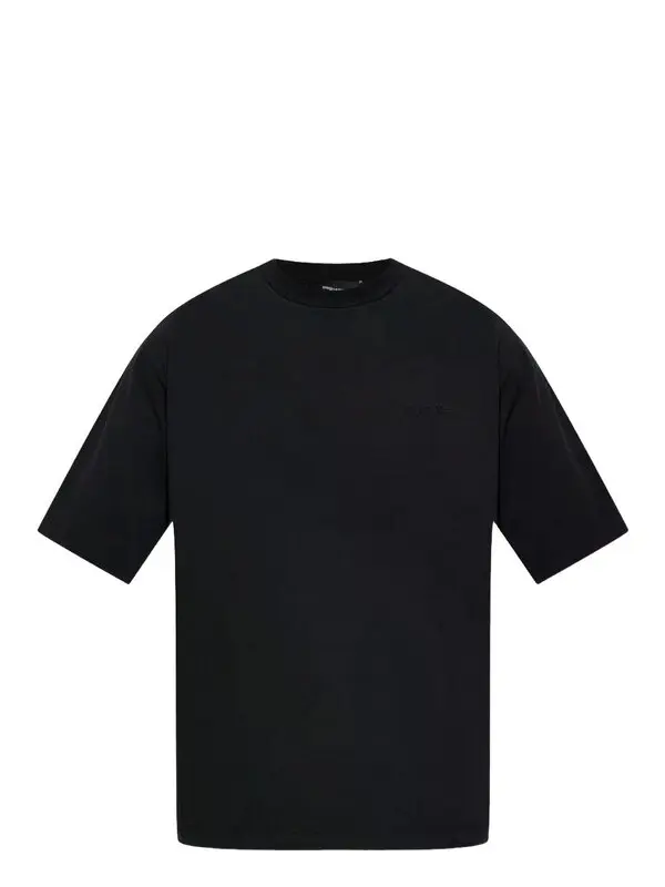 Dsquared2 Logo-embroidered Short-sleeve T-shirt - Black