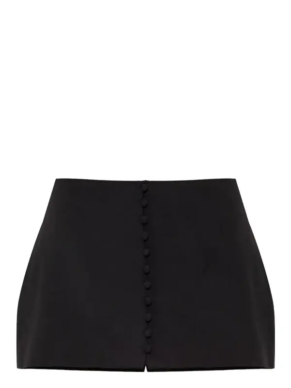 Cult Gaia Button-front Shorts - Black