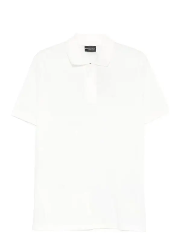 Emporio Armani Short-sleeved Polo Shirt - White
