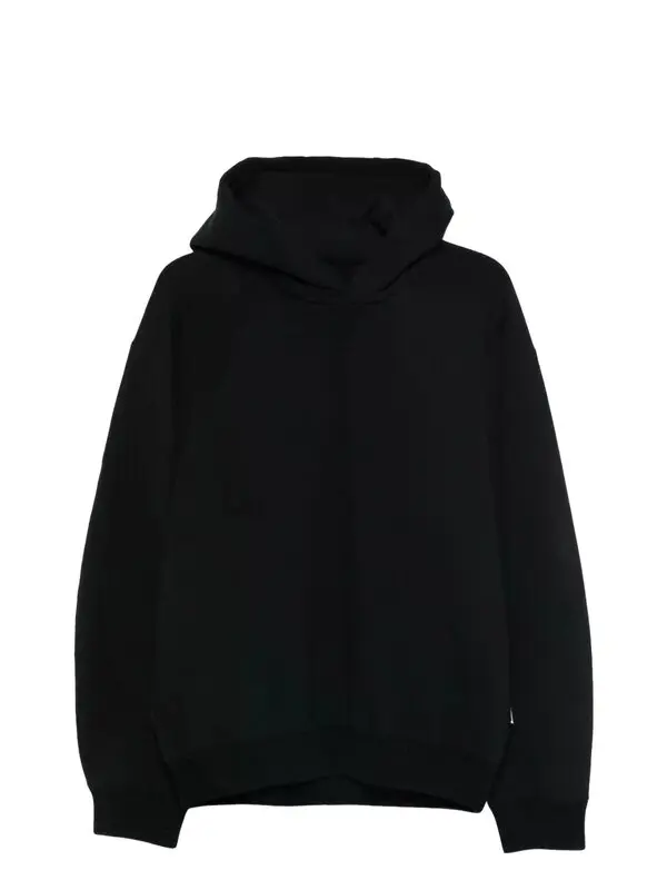 JIL SANDER Hooded Stretch-cotton Top - Black