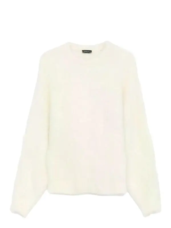 MUGLER Balloon-sleeve Sweater - White