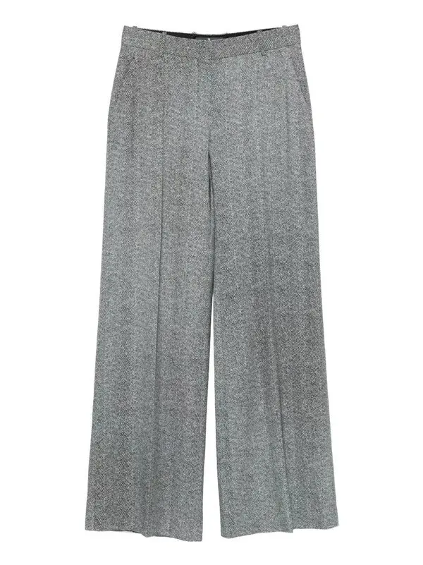 Ermanno Scervino Herringbone Trousers - Grey
