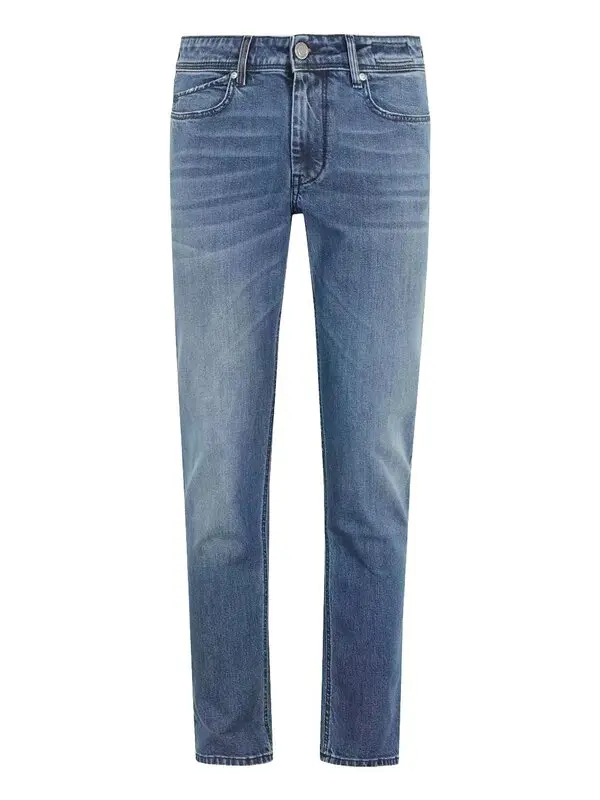 RE-HASH Faded Straight-leg Jeans - Blue