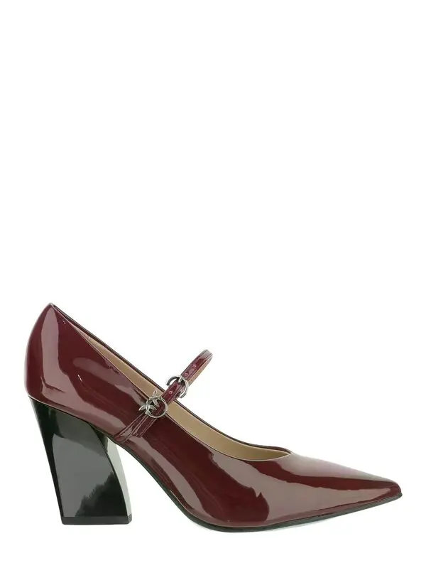 Pinko 80mm Patent Leather Pumps - Red