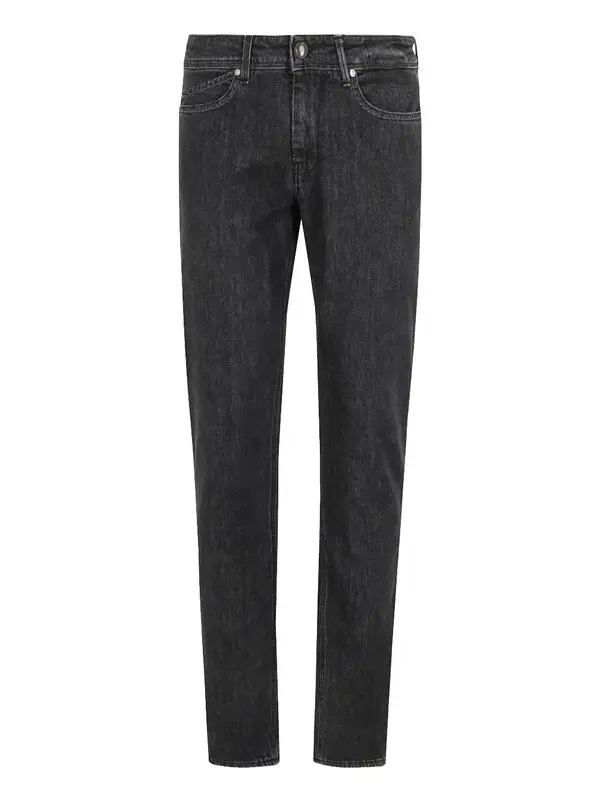 RE-HASH Five-pocket Straight-leg Jeans - Black