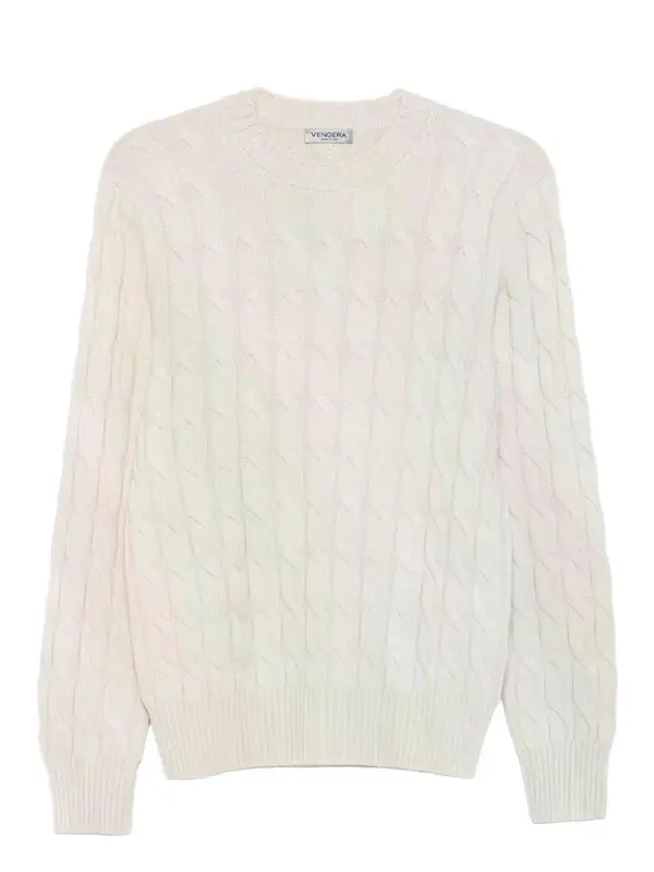 VENGERA Cable-knit Sweater - Neutrals