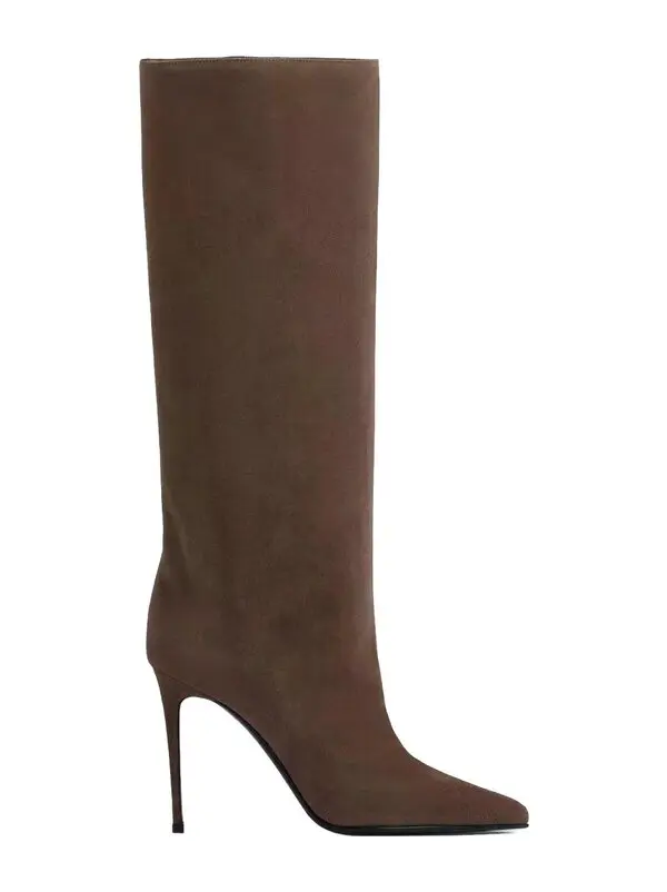 LE SILLA 100mm Eva Knee-high Stiletto Suede Boots - Brown