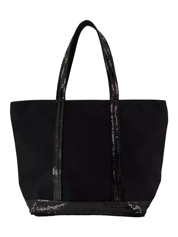 Vanessa Bruno Sequin-trimmed Tote Bag - Black