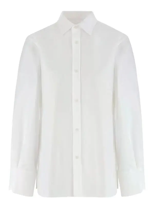 DARKPARK Long-sleeve Button-down Shirt - White