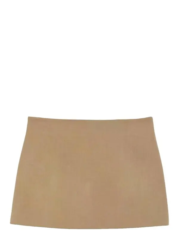 P.a.r.o.s.h A-line Mini Gabardine Skirt - Green