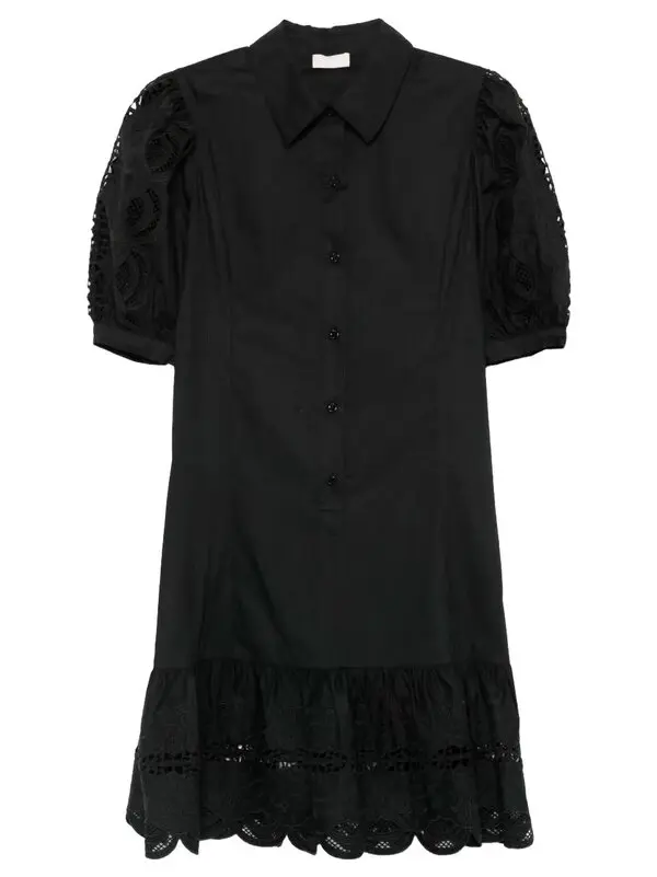 Liu Jo Embroidered Dress - Black