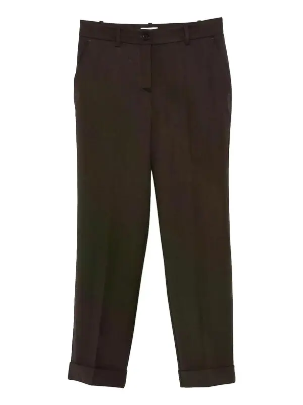 P.a.r.o.s.h Cuffed Trousers - Brown