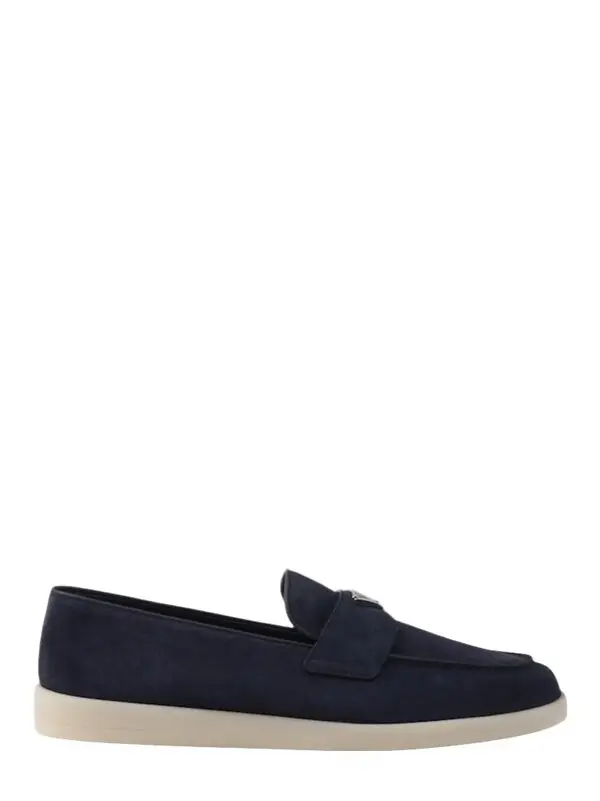 Prada Suede Loafer - Navy Blue
