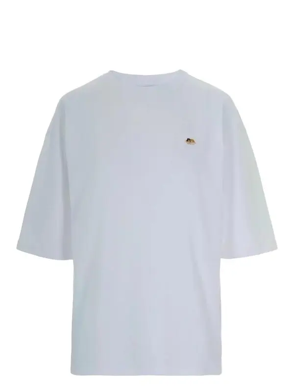 Fiorucci Embroidered Cotton T-shirt - White