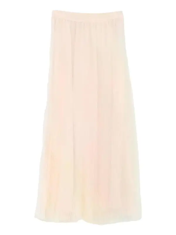 Ermanno Scervino Pleated Midi Skirt - Pink