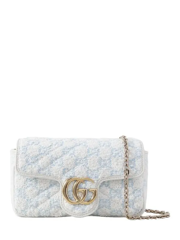 Gucci Gg Marmont 2.0 Mini Shoulder Bag - Blue