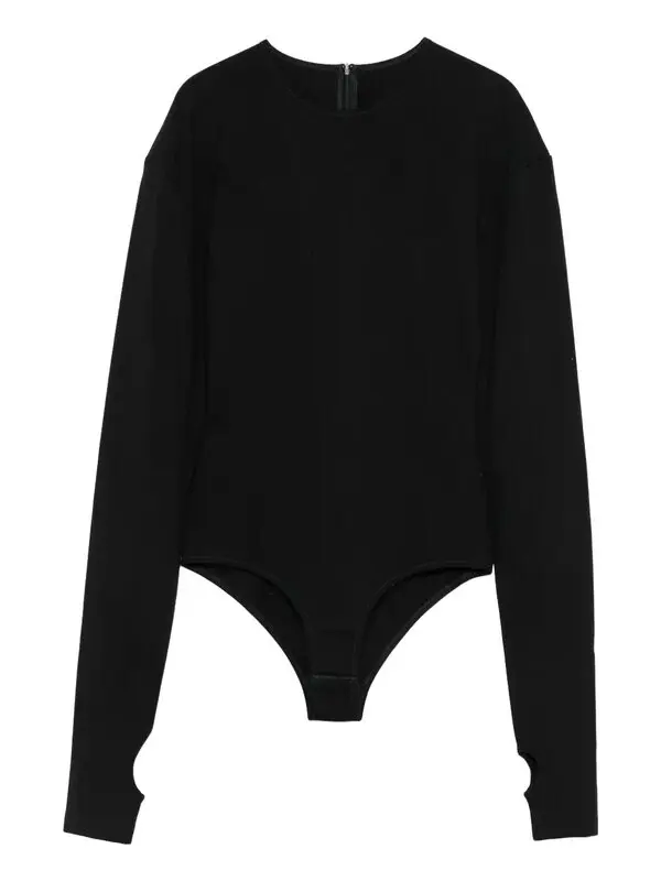 MAISON MARGIELA Long-sleeve Bodysuit - Black