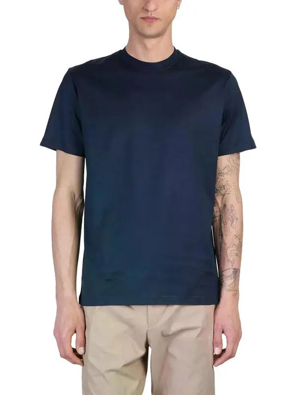 TOKYO JAMES Round-neck Short-sleeved T-shirt - Blue