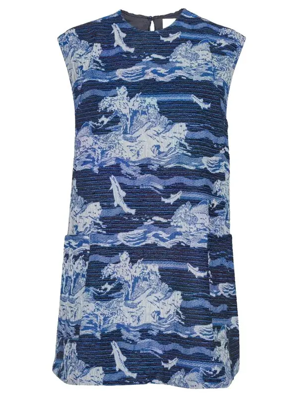 Henrik Vibskov Seascape Sleeveless Day Dress - Blue