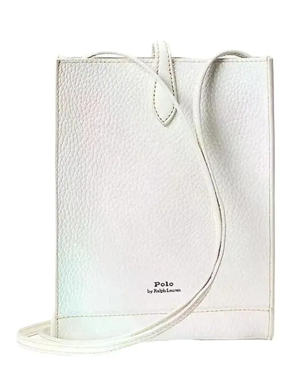 Polo Ralph Lauren Leather Cross Body Bag - White