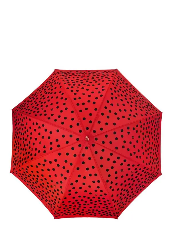 Moschino Patterned Umbrella - Red