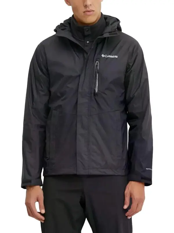 Columbia Hooded Zip-up Jacket - Black