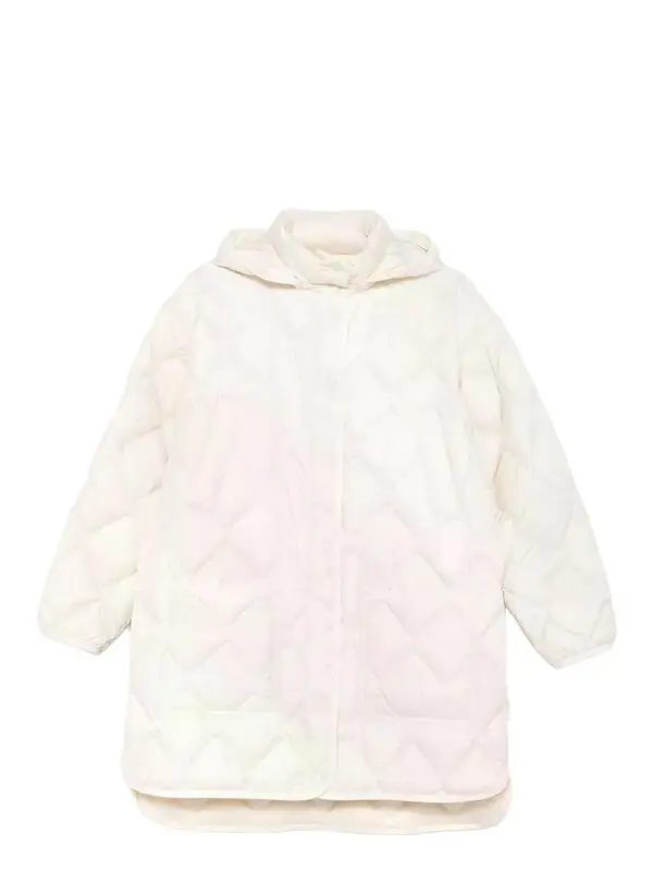 Woolrich Quilted Hooded Coat - Neutrals