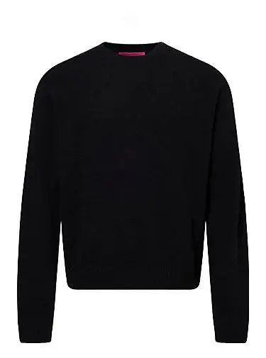 THE ELDER STATESMAN Regular-fit Crewneck Cashmere Jumper - Black