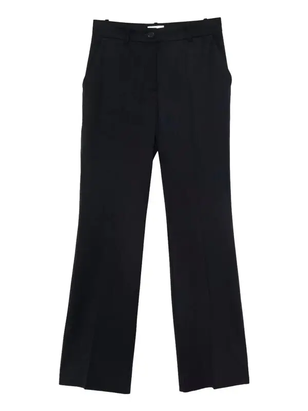 P.a.r.o.s.h Pocket-detail Wool Trousers - Blue