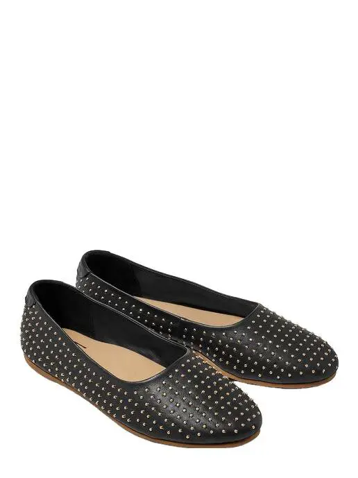 Beek Swiftlet Studded Ballerinas - Black