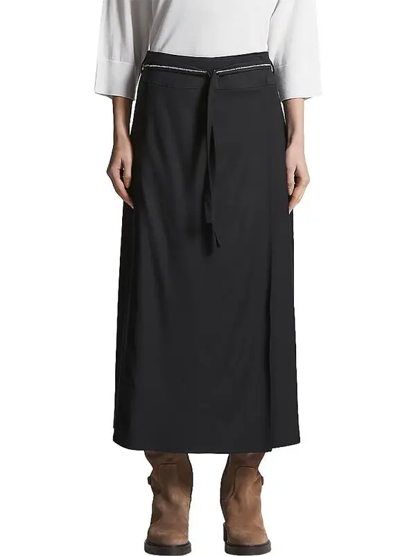 Peserico Belted Skirt - Ink