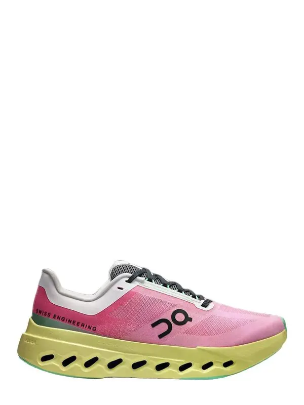 On Cloudfoam Lace-up Sneakers - Pink Limelight