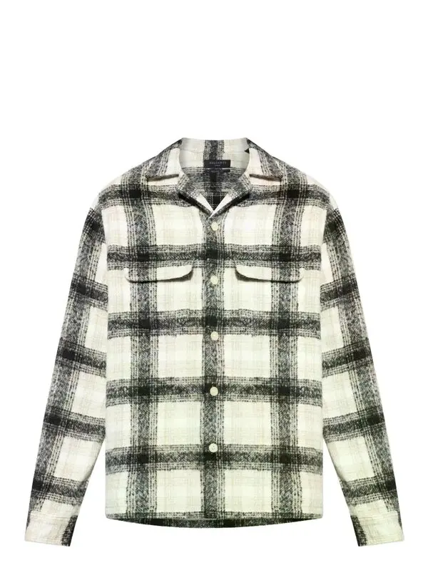 ALLSAINTS Checked Pocket Shirt - Black
