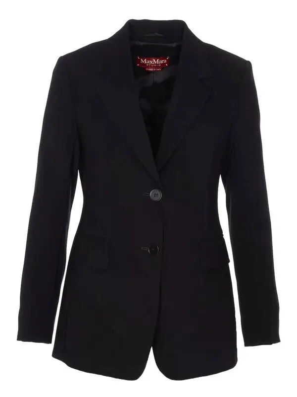 Max Mara Single-breasted Blazer - Black
