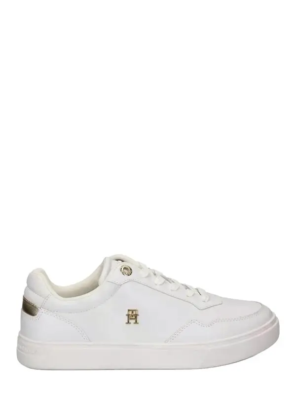 Tommy Hilfiger Leather Sneakers - White