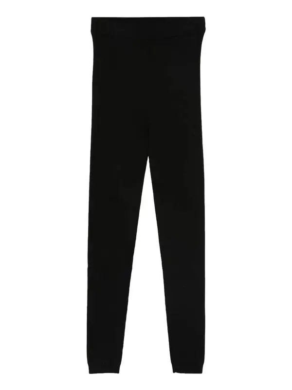 P.a.r.o.s.h Wool Leggings - Black