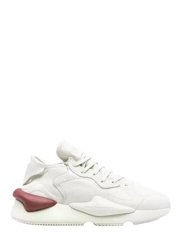 Y3 Kaya Leather-paneled Sneakers - White