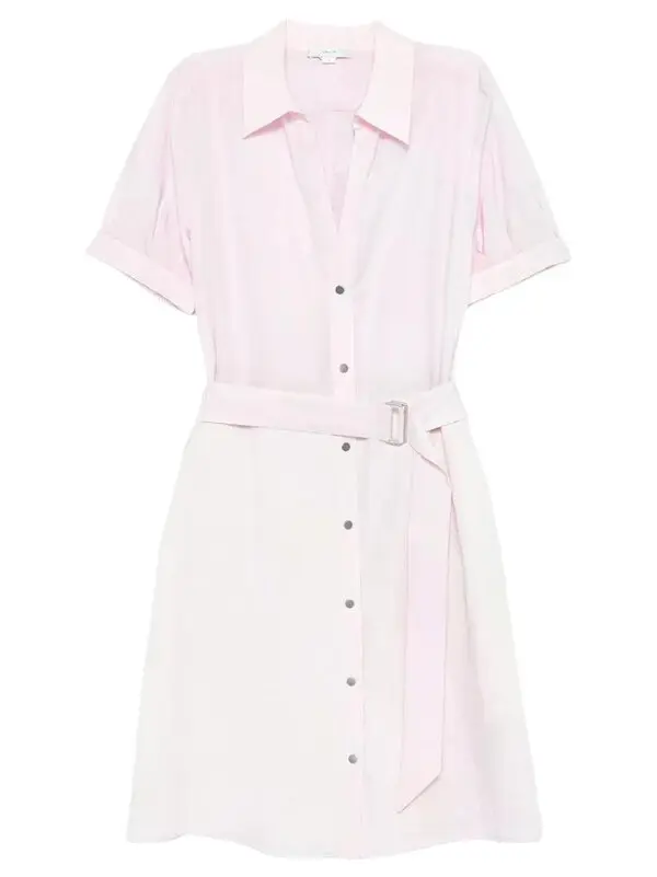 Vince Belted Mini Dress - Pink