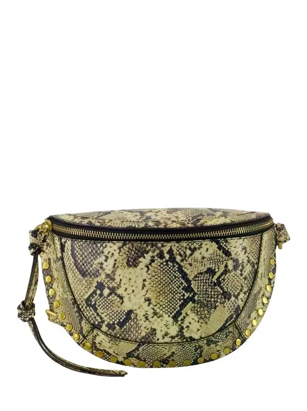 Isabel Marant Snakeskin Pattern Belt Bag - Green