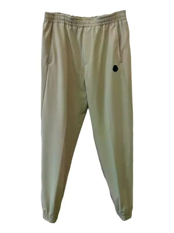 Moncler Elasticated-cuff Track Pants - Neutrals