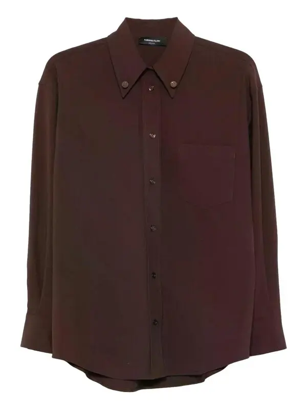 Fabiana Filippi Button-fastening Shirt - Brown