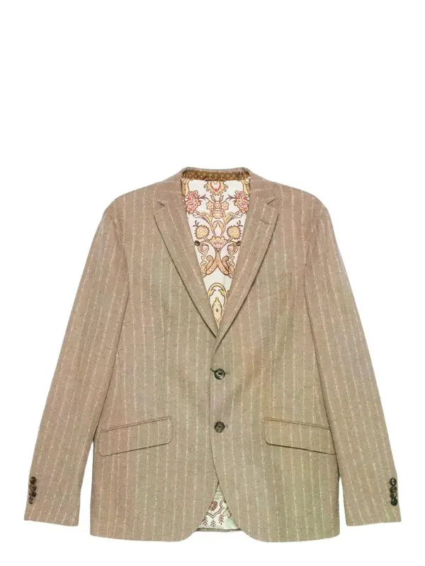 Etro Pinstripe Blazer - Neutrals