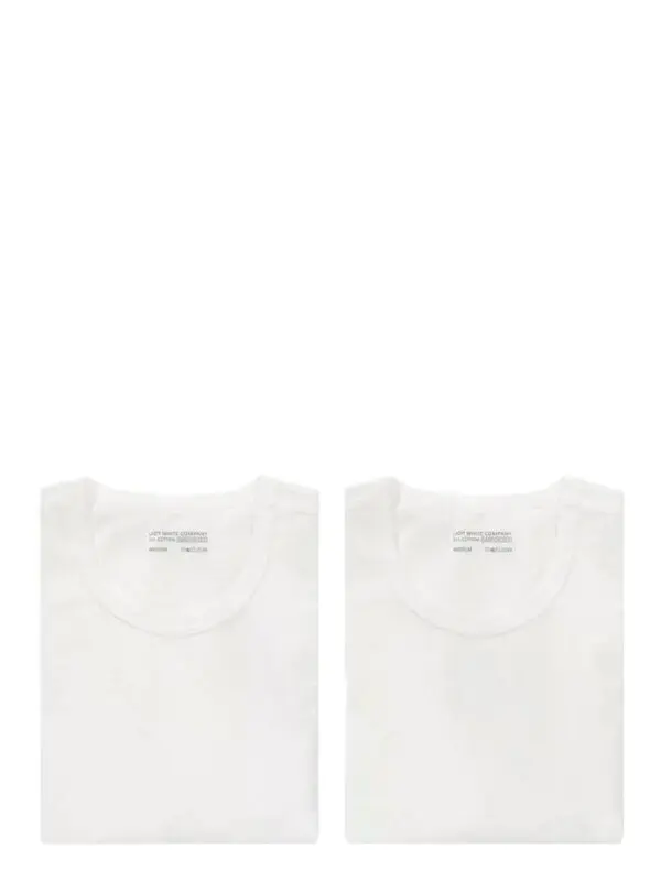 LADY WHITE CO. Crew-neck Cotton T-shirt - White