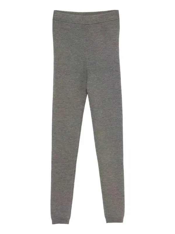 P.a.r.o.s.h Wool Leggings - Grey